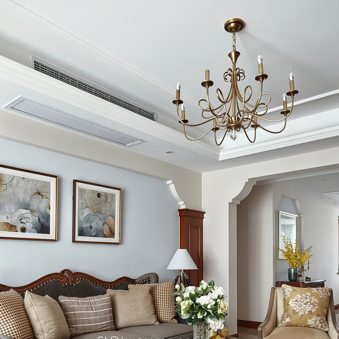 Candle Chandelier For Dining Room | Black Finish | Casalola Lights