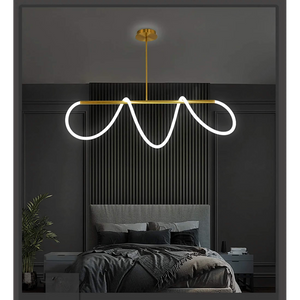 Luke Linear Ceiling Lamp | Silicone Flexible Led Pendant Light | Modern ...