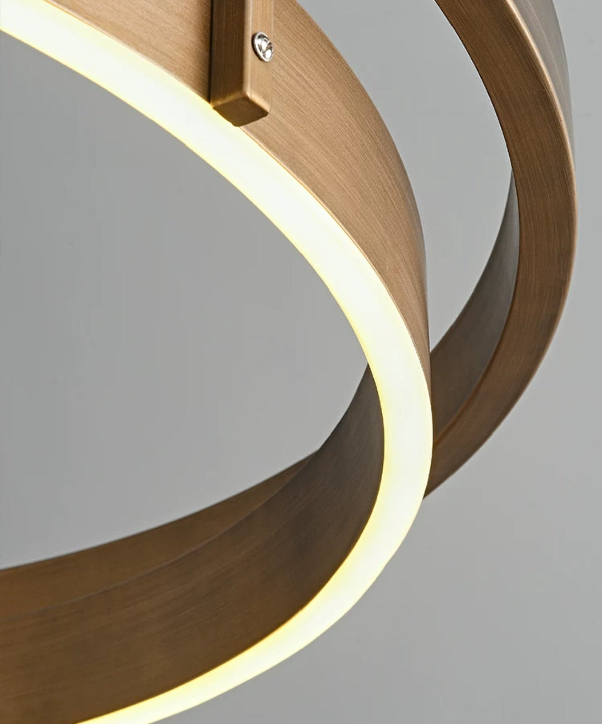 Minimalist Patinated Iron Ring Chandelier | Casalola Sculptural Iron ...