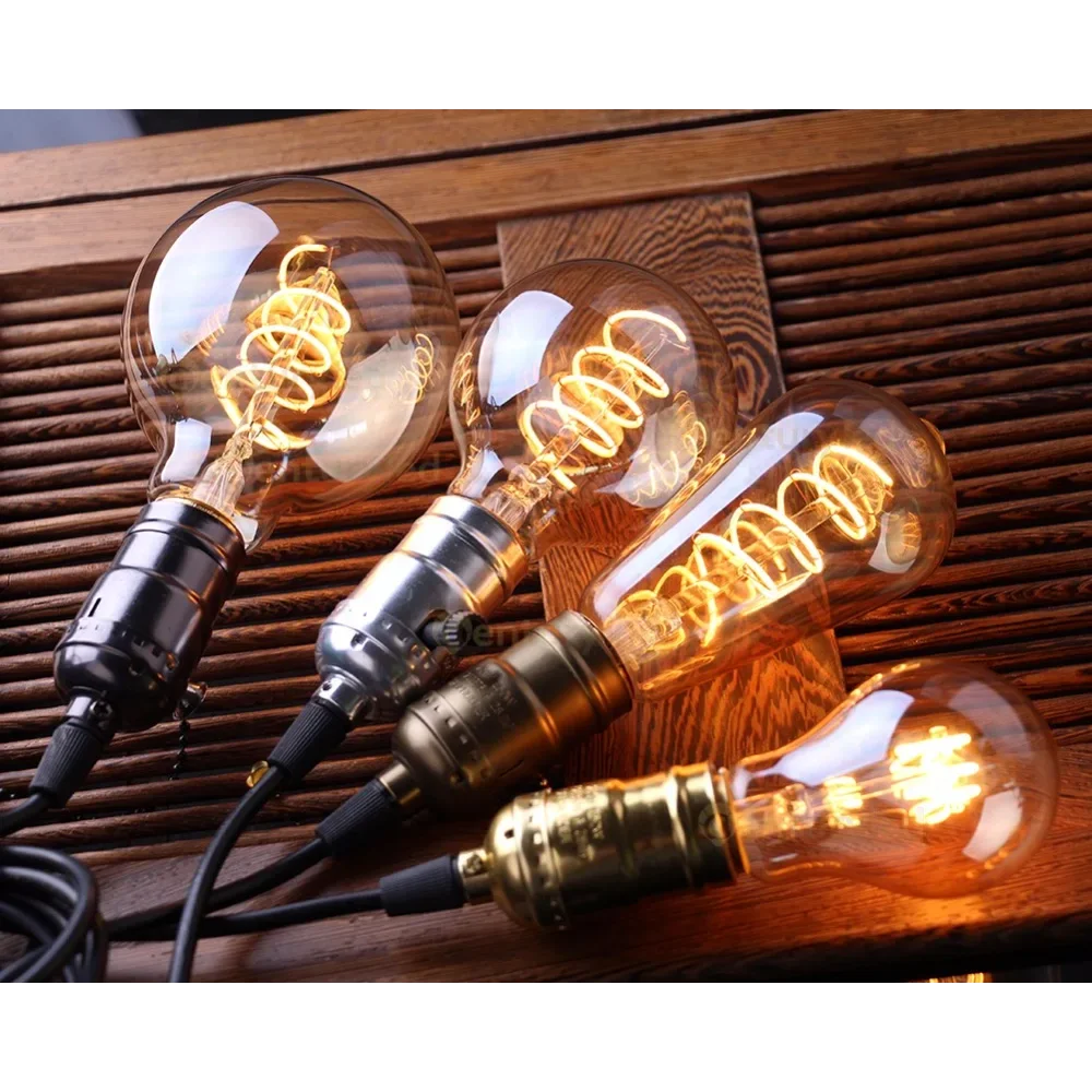 Retro Vintage LED Filament Bulb | Warm White Dimmable Decorative Light ...