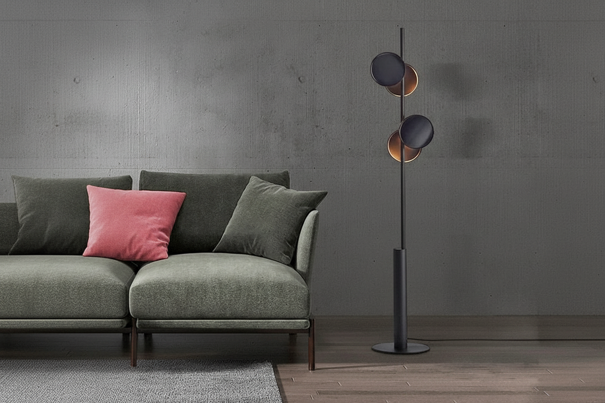 Modern Floor Lamp | Multi Light Floor Lamp | Black Floor Lamp | Casalola