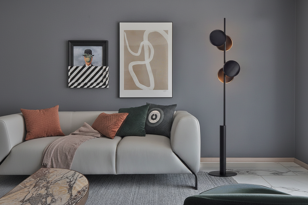 Modern Floor Lamp | Multi Light Floor Lamp | Black Floor Lamp | Casalola