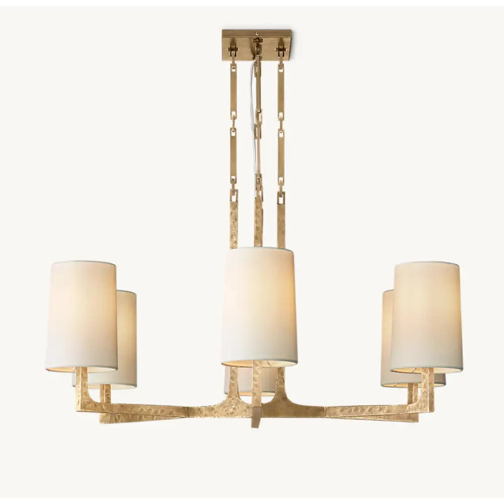 Architectural 16-Light Chandelier | Black Commercial-Grade Iron Fixture